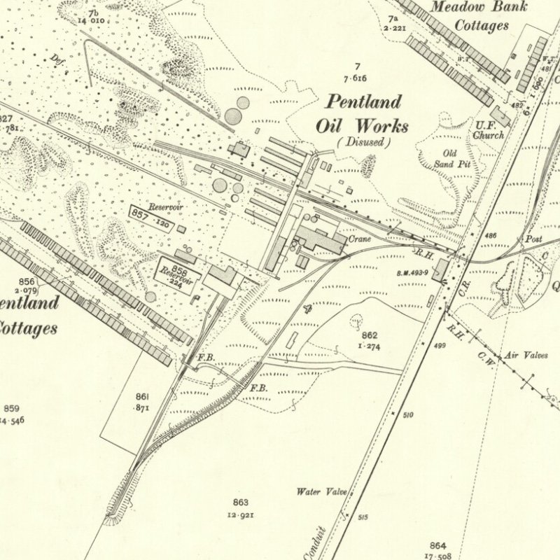 Pentland No.1 & 2 mines - Scottish Shale