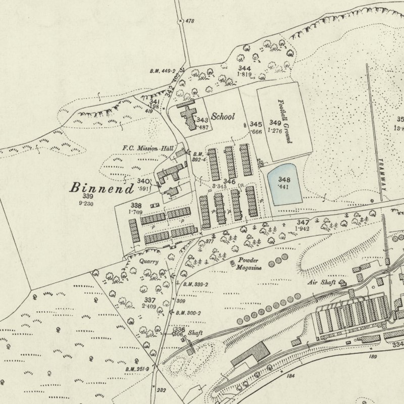 Binnend village - Scottish Shale
