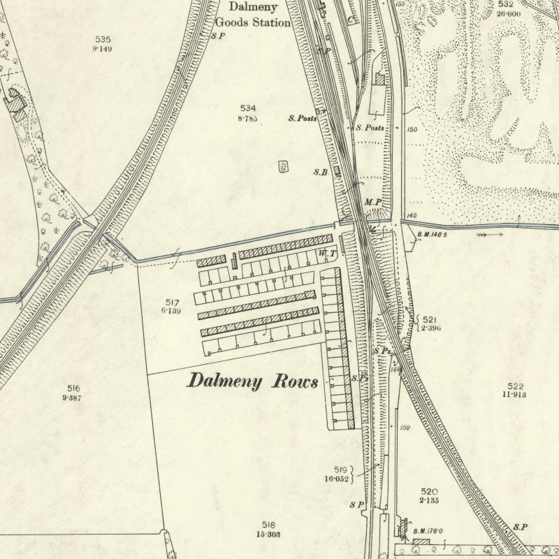 Dalmeny Rows - Scottish Shale